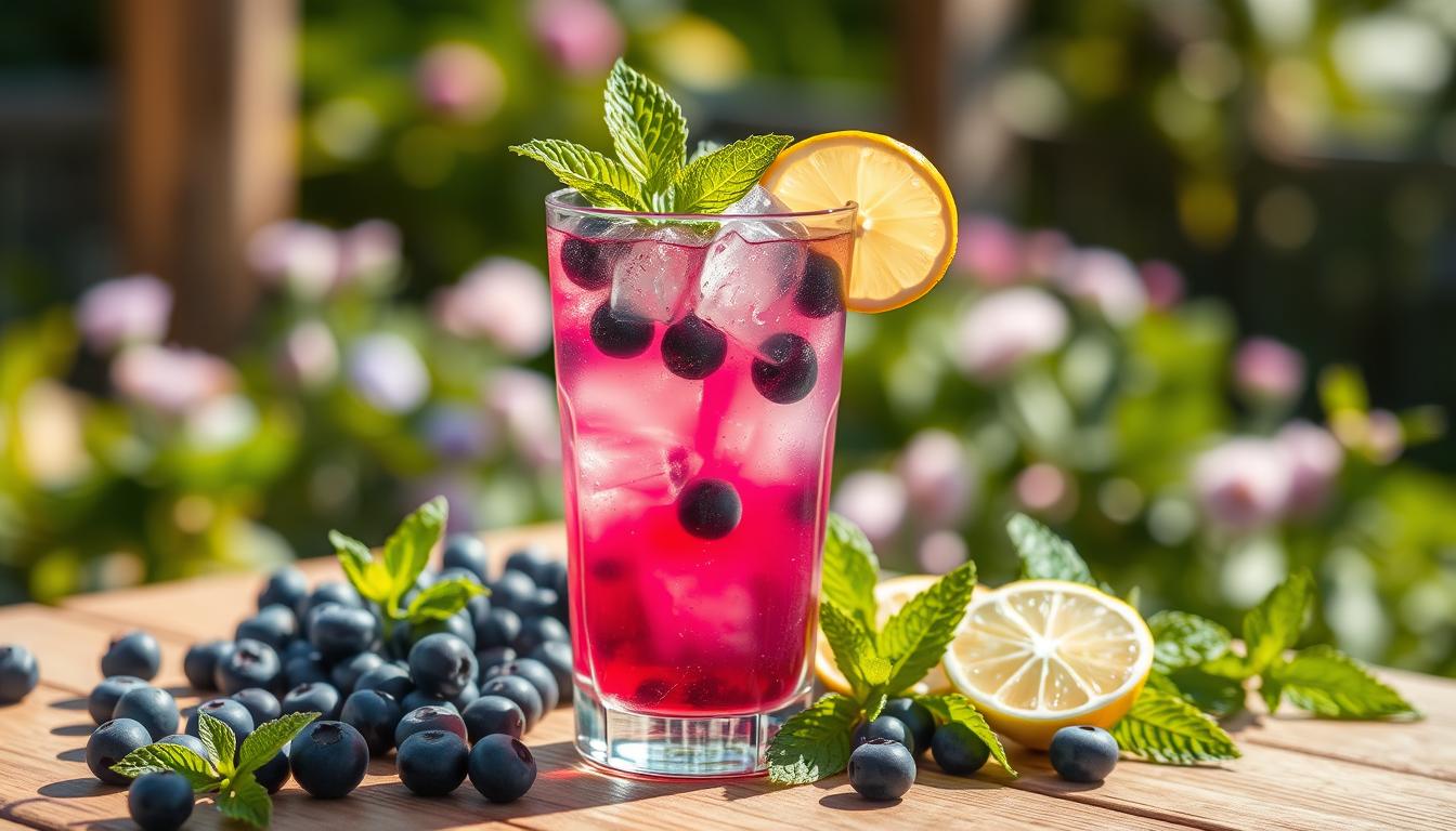 Blueberry Mocktail with Mint & Lime 2025 Summer Drink Recipe