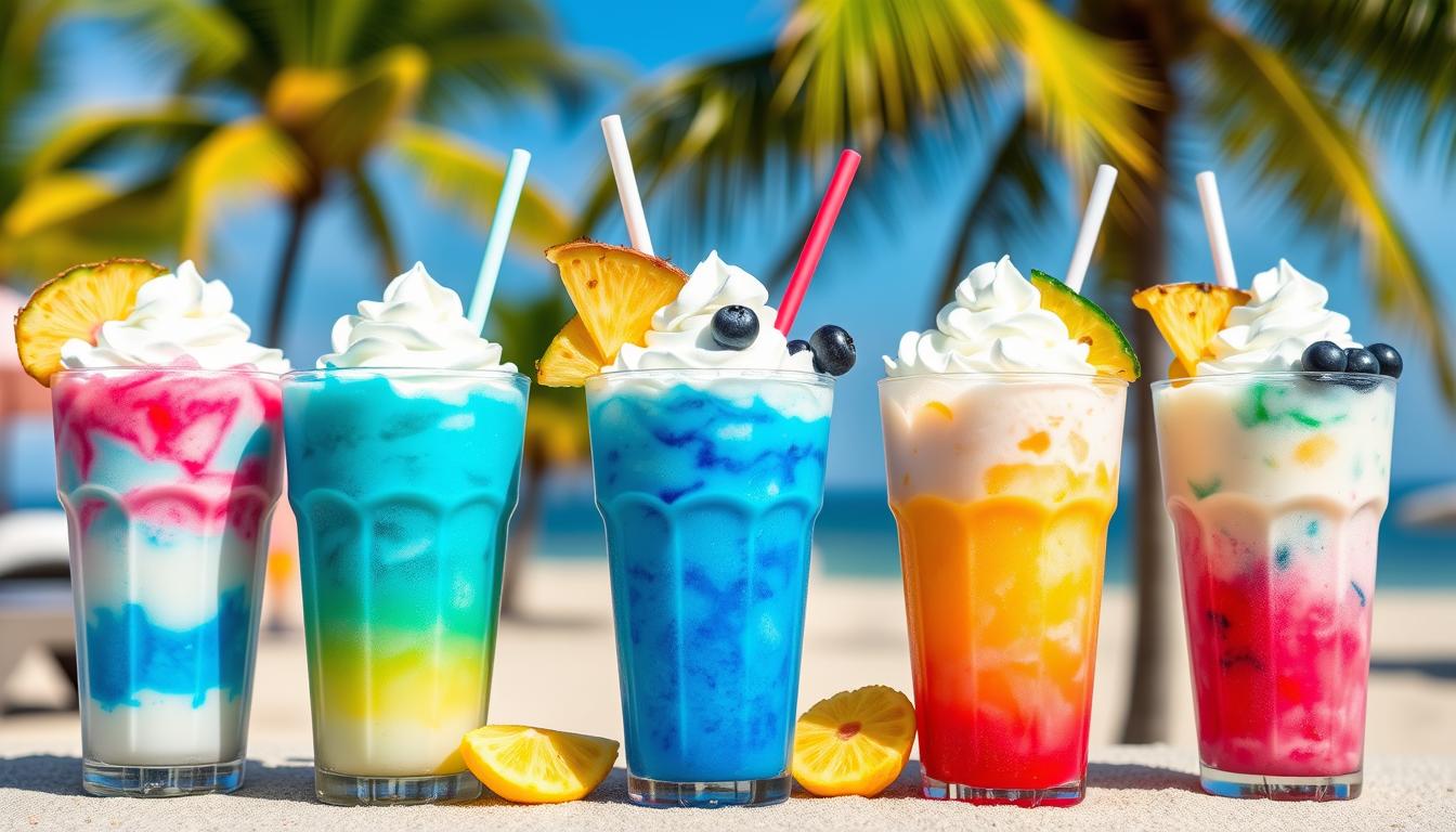 Coconut Cream Blue Raspberry Slushie - A Delightful Treat